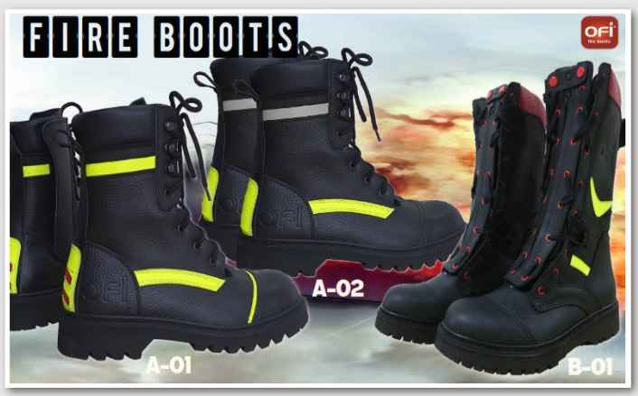 Sepatu Boot Pemadam Kebakaran OFI - JB Proteks