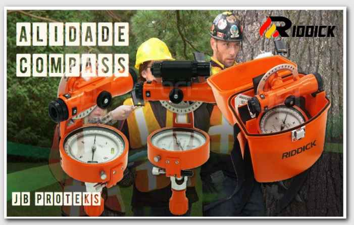Kompas Alidade Riddick - JB Proteks